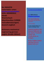 technical manual + sentence translator: german-english dictionary ...
