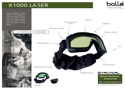 X1000 LASER_25072011.indd - BollÃ© Safety