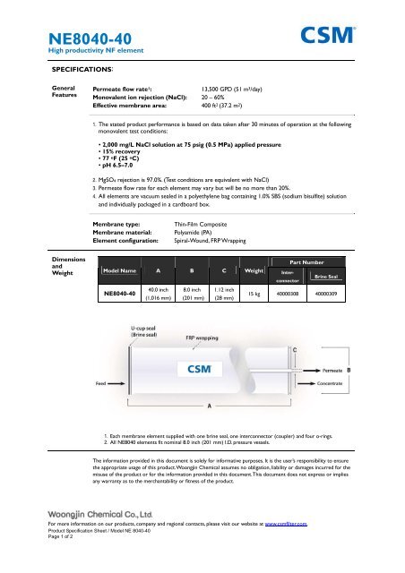 NE8040-40 - CSM