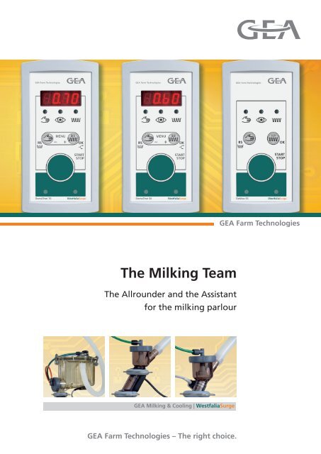 Milking Control Systems - GEA Farm Technologies