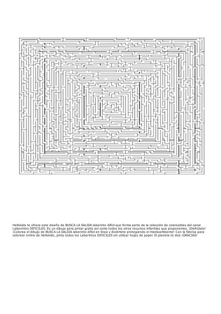 Hojas De Laberinto Para Imprimir