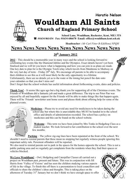 6th September 2006 - Wouldham All Saints C of E Primary School