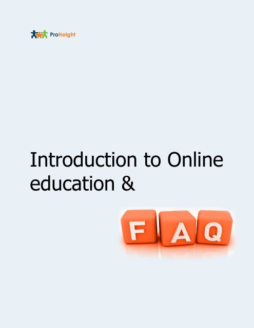 Introduction to Online education