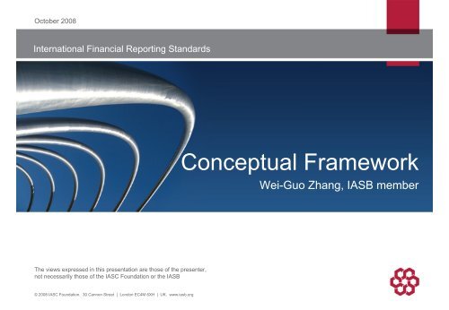 Importance of a conceptual framework
