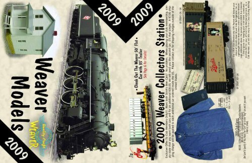 2009 Catalog - Weaver Models