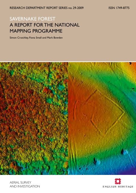 savernake forest a report for the national mapping ... - English Heritage
