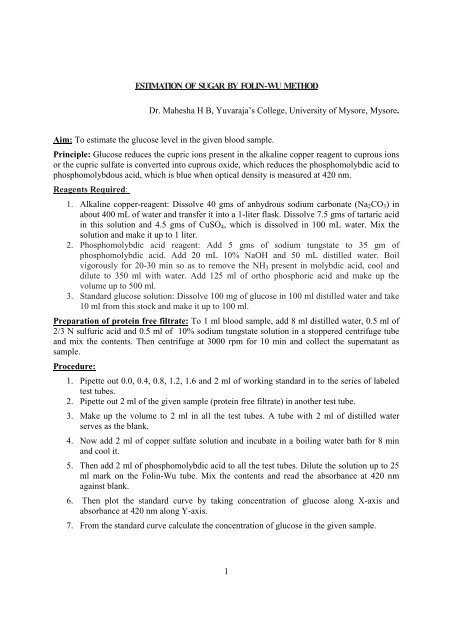 Estimation of sugar level by Folin-Wu method.pdf