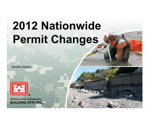 U.S. Army Corps' Nationwide Permit Presentation - Washington ...