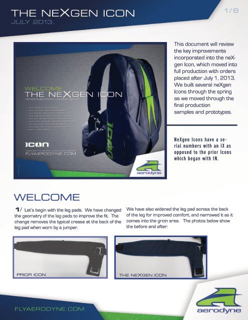 THE NEXGEN ICON - Aerodyne