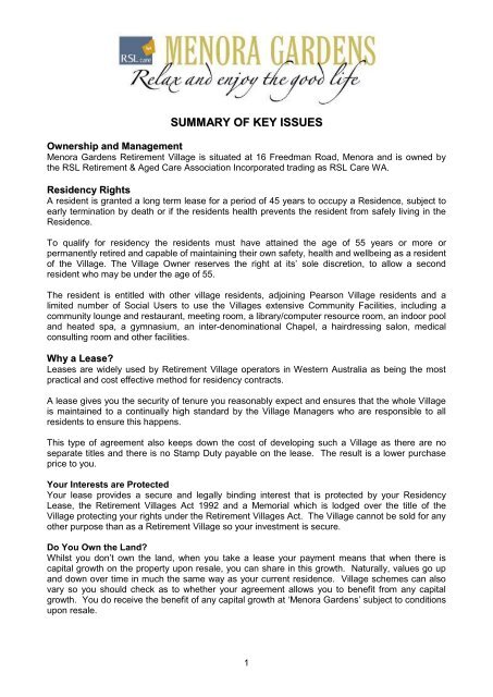 Rsl Menora Gardens Aged Care Facility | Fasci Garden