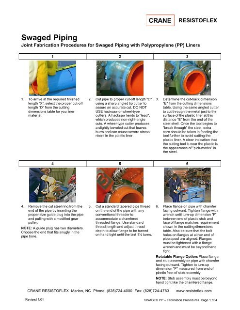 Swaged PP - Crane Resistoflex