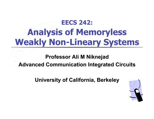Lecture 10b - Ali M. Niknejad