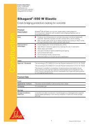 Steelguard FM 550 Product Data / Application Instructions - Promain