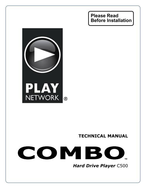 Play Network MC500 Music & Video Player ... - Essnashville.com