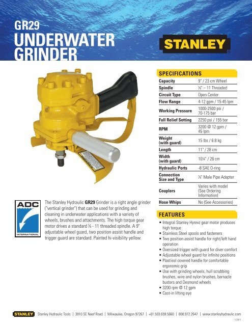 gr29 underwater grinder - Euromat