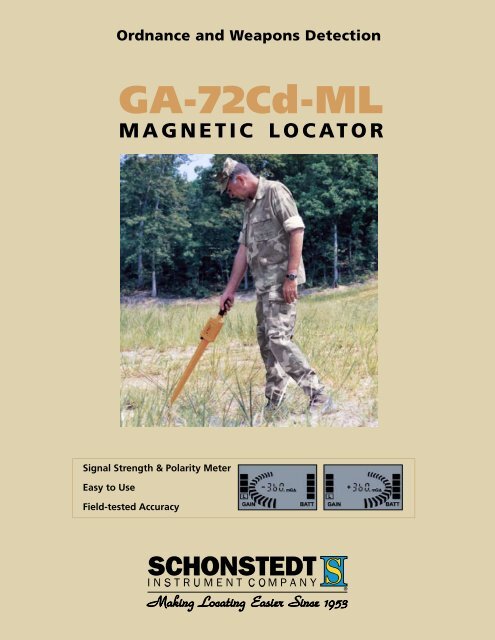 GA-72Cd-ML - Schonstedt Instrument Company