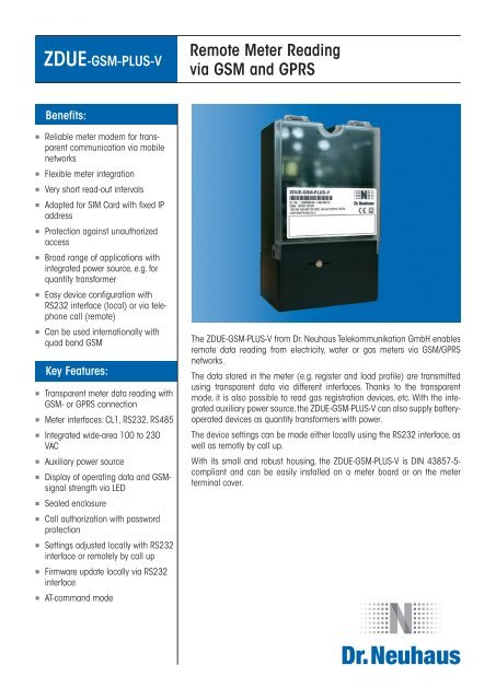 Remote Meter Reading via GSM and GPRS