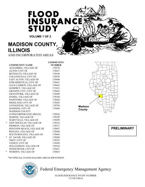 MADISON COUNTY, ILLINOIS - Illinois Floodplain Maps