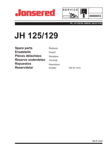 IPL, JH125, JH129, Iron Horse, 2000-08 - Jonsered
