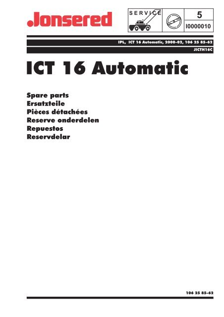 repair parts - Jonsered