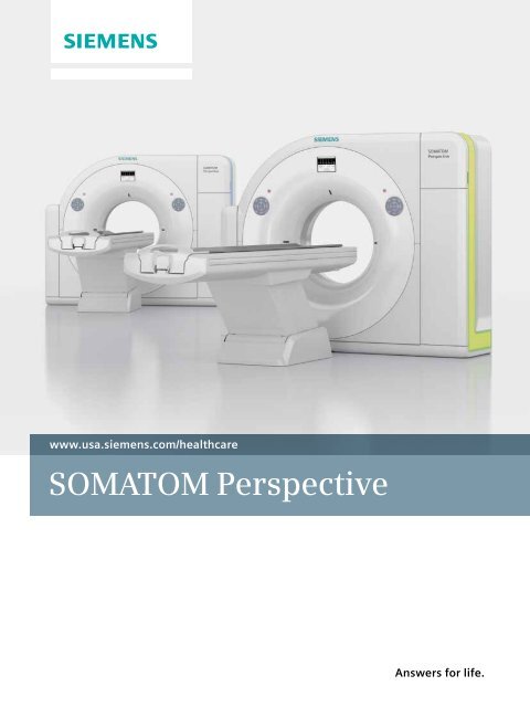 SOMATOM Perspective Brochure 224kB - Siemens Healthcare