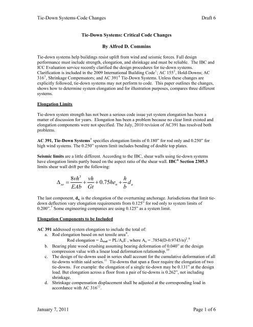 Tie-Down Systems - AutoTightÂ® Rod Holdown System