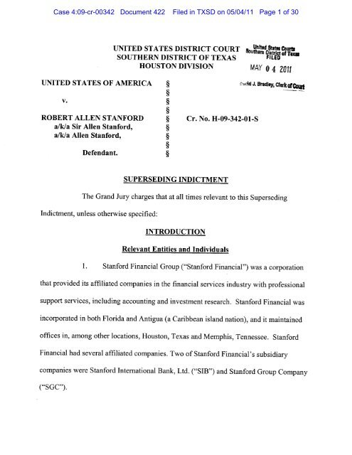 Superseding Indictment