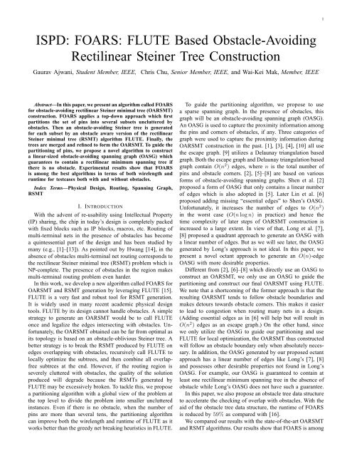 Flute Based Obstacle Avoiding Rectilinear Steiner Tree Construction