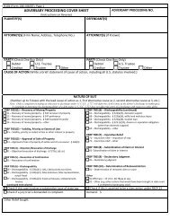ADVERSARY PROCEEDING COVER SHEET - Forms