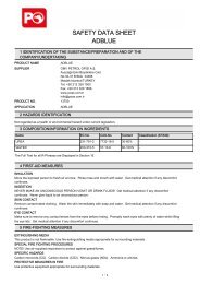 SAFETY DATA SHEET SUPER ANTIFRIZ - Petrol Ofisi