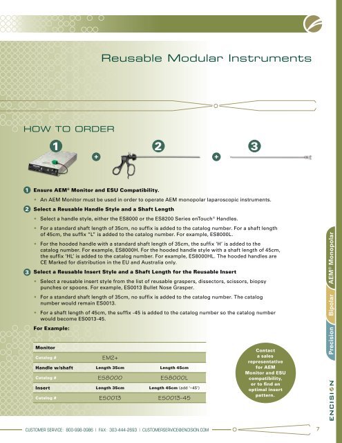 Reusable Modular Instruments - Encision