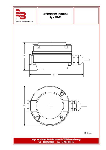 Electronic Pulse Transmitter type PFT-2E