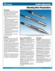 Standpipe Piezometer - Slope Indicator