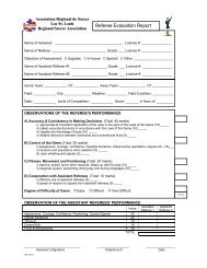 Apprentice Referee Evaluation Form