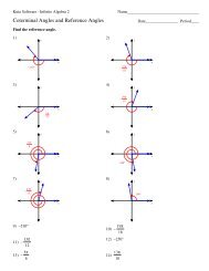 Coterminal Angles and Reference Angles.pdf - Kuta Software