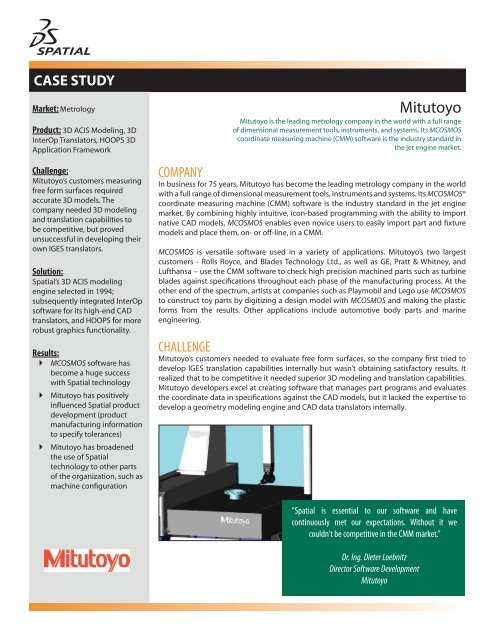 case study mitutoyo 08.indd - Spatial