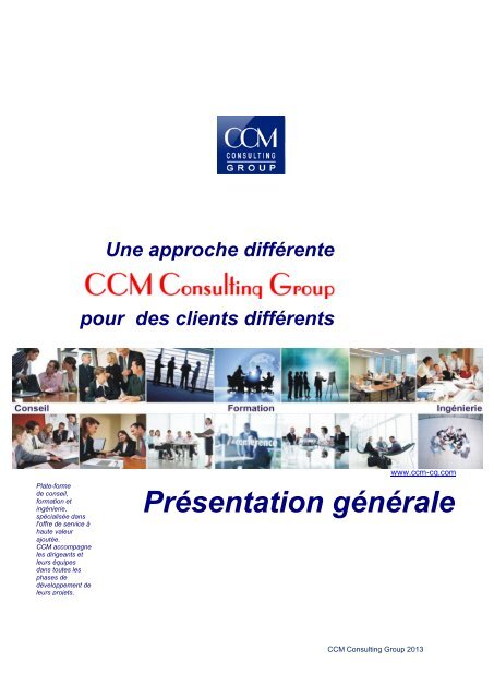 Notre but - CCM Consulting Group