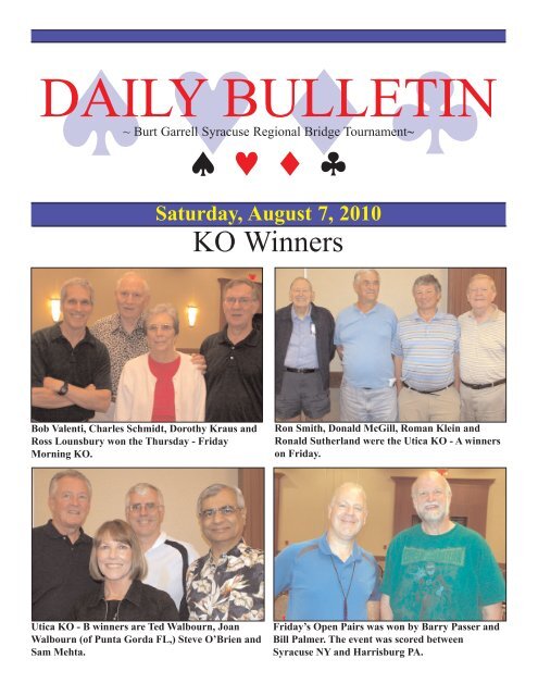 DAILY BULLETIN - Sammehta.com