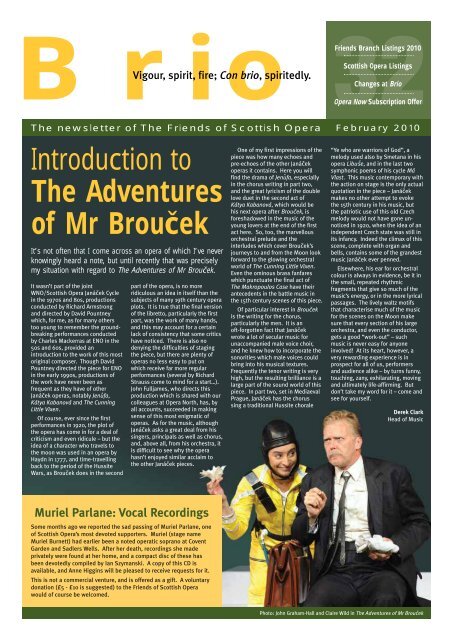 Introduction to The Adventures of Mr Broucek - Scottish Opera