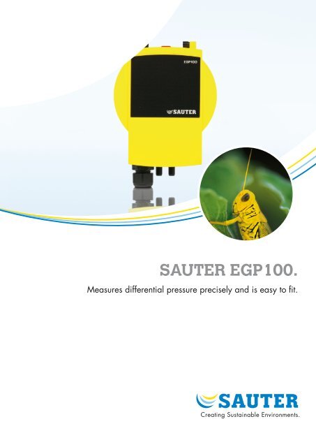 sauter egp100 (70011310003) - sauter-controls.com sauter-controls ...