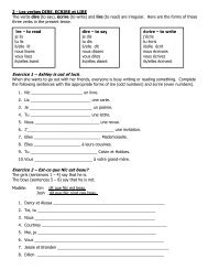 Irregular adjectives: vieux, nouveau et beau