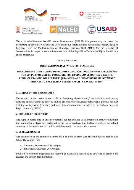 Public invitation - e-permits