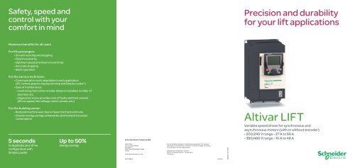 Altivar LIFT - Schneider Electric