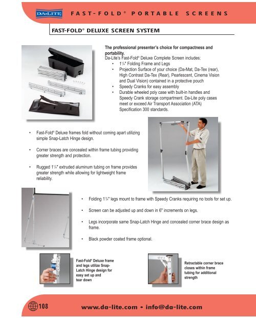 Specification Sheet - Visual Techniques, Inc.