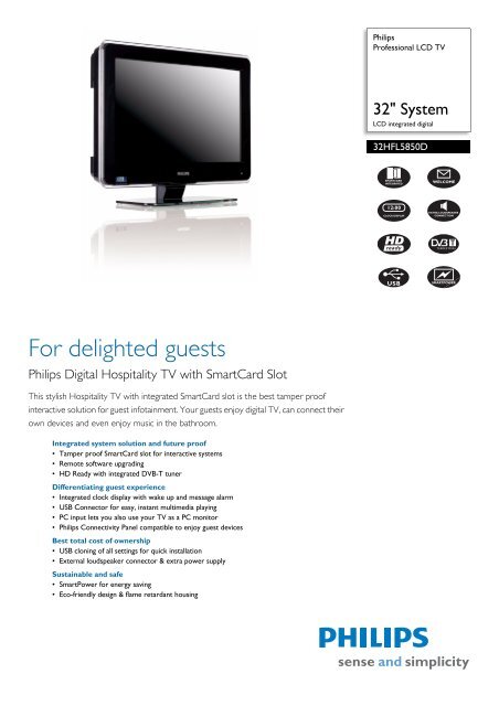 Philips Hotel TV Information - Chantry Digital Ltd
