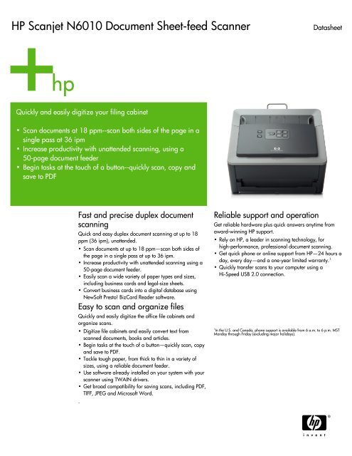 Hp Business Scanners