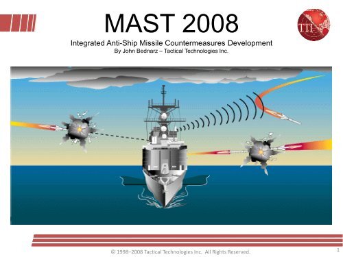 2008 MAST - Integrated Anti-Ship Missile CM Dev - Tactical ...
