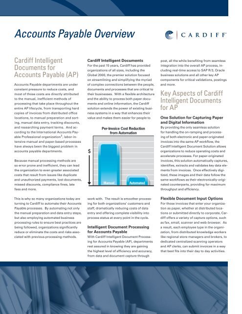Accounts Payable Solution Brochure - Digital Documents