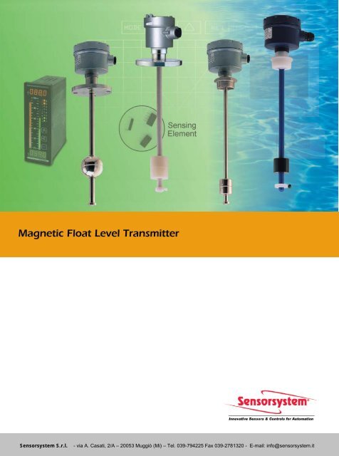 download datasheet - Sensorsystem Srl