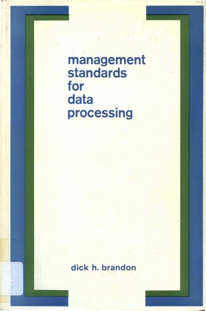 management standards for data processing - Index of